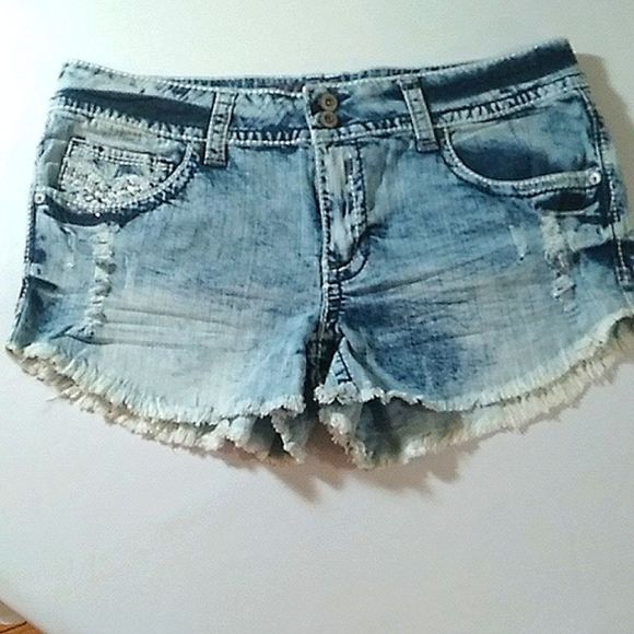 Hydraulic | Shorts | Hydraulic Denim Short Shorts Size 7 18 Light ...